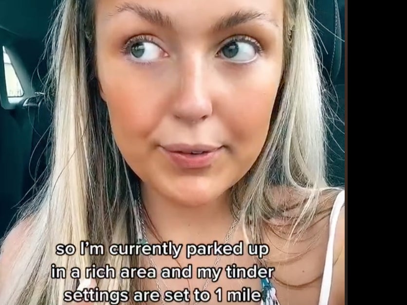TikTok trend shows Tinder daters driving to rich areas…
