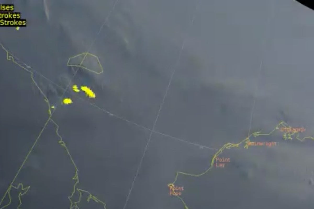 Scientists stunned by rare Arctic lightning storms north of Alaska ...