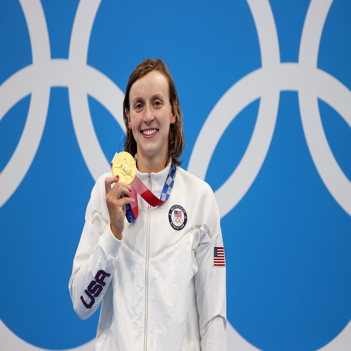 Person Go For Gold Medal