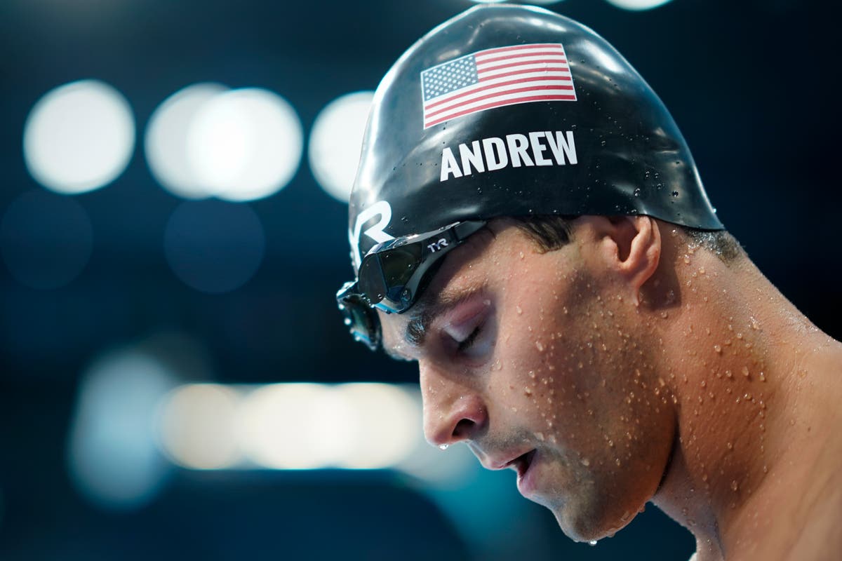 US swimmer Andrew goes maskless behind scenes at Olympics Hawaii ...