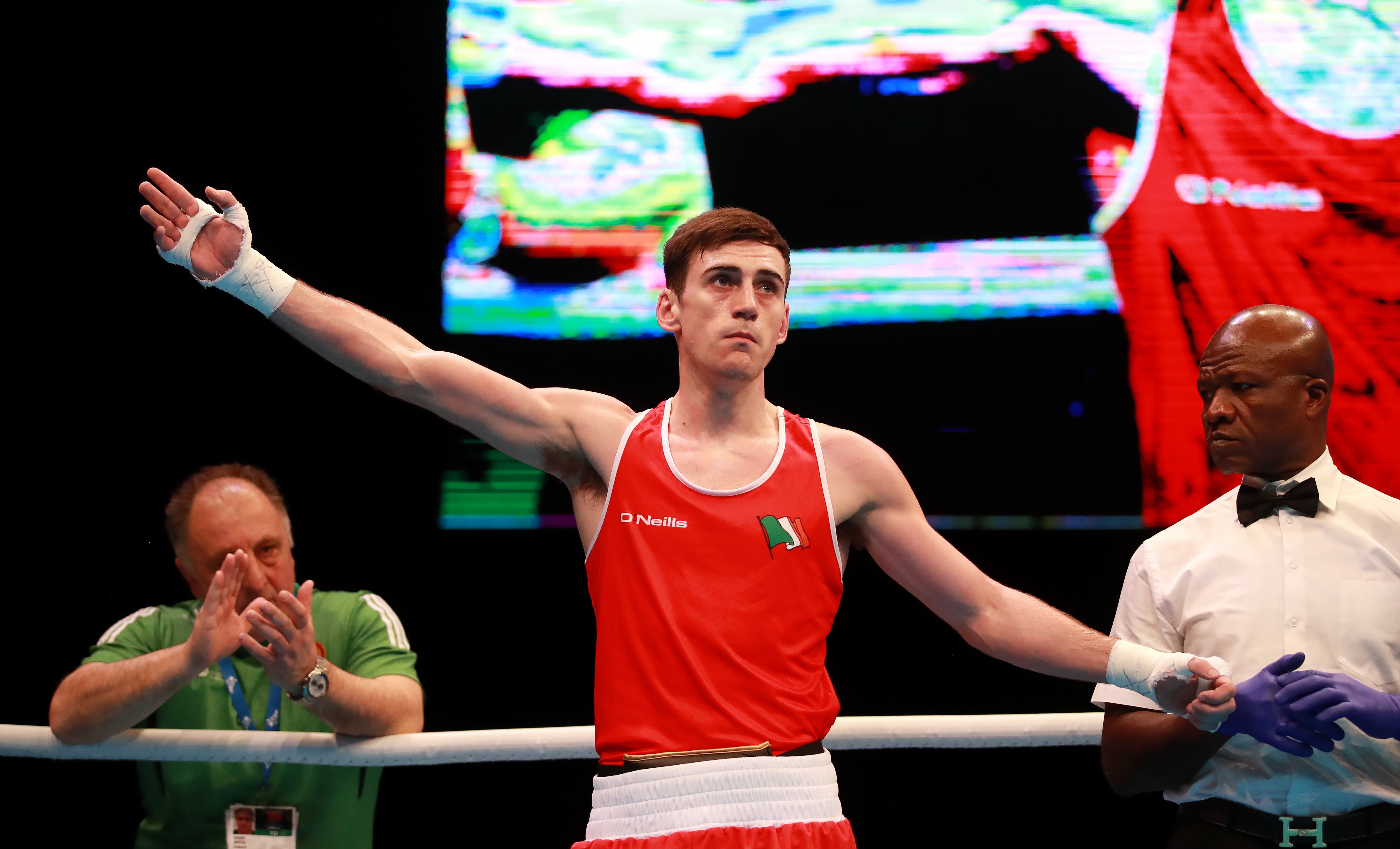 British boxers Ben Whittaker and Pat McCormack through to gold medal ...