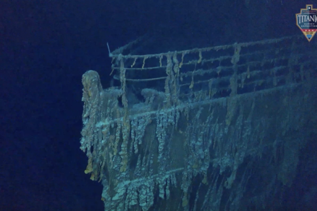 New deep-sea images show Titanic shipwreck deteriorating | The Independent