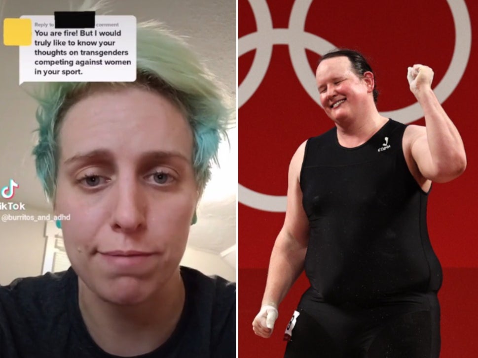 Weightlifter goes viral with take on Laurel Hubbard as…