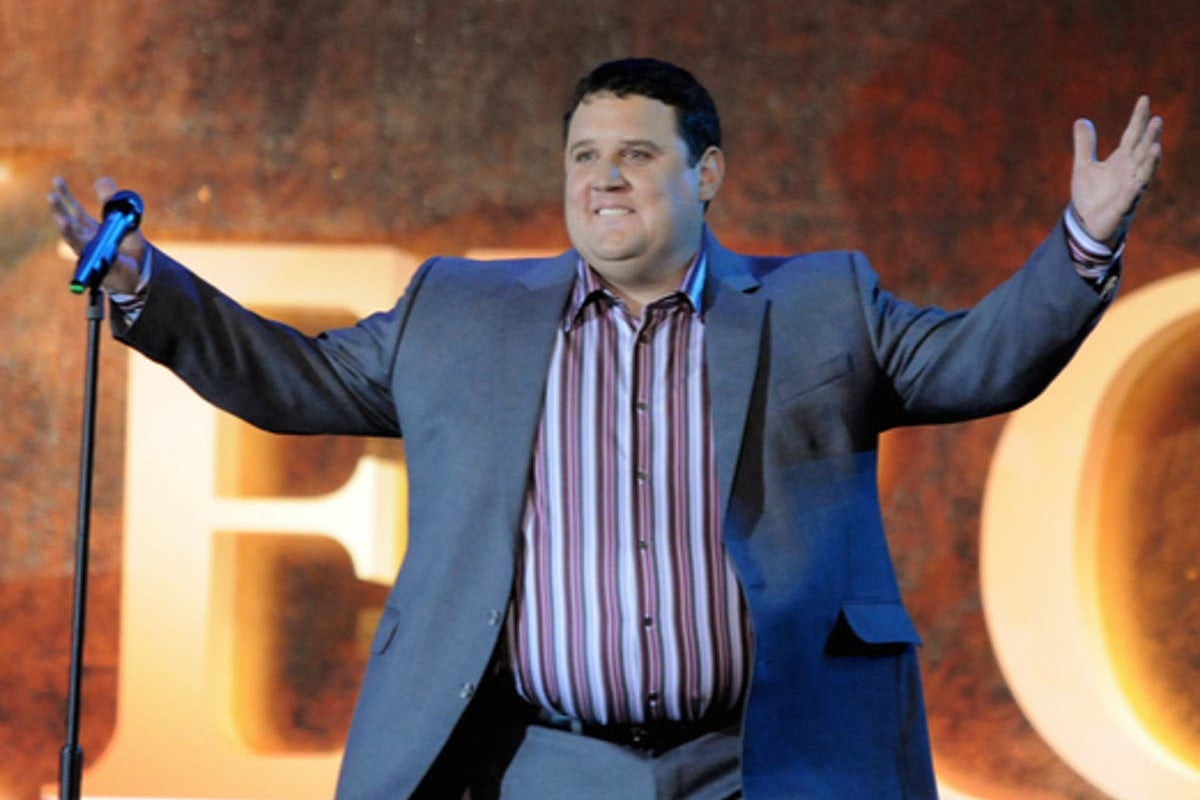 Peter Kay jokes he’s ‘going away for four more years’ as he receives ...