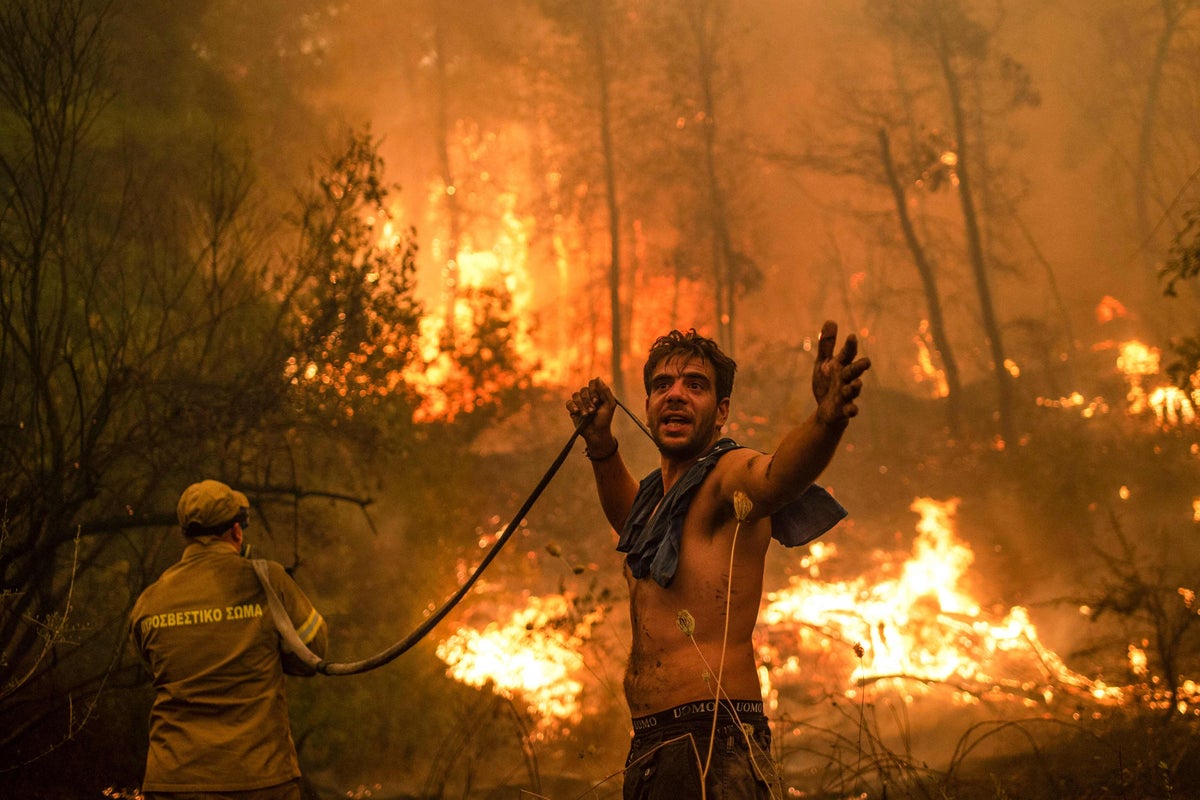 The sea on fire, record-breaking floods and a heat dome: The biggest ...