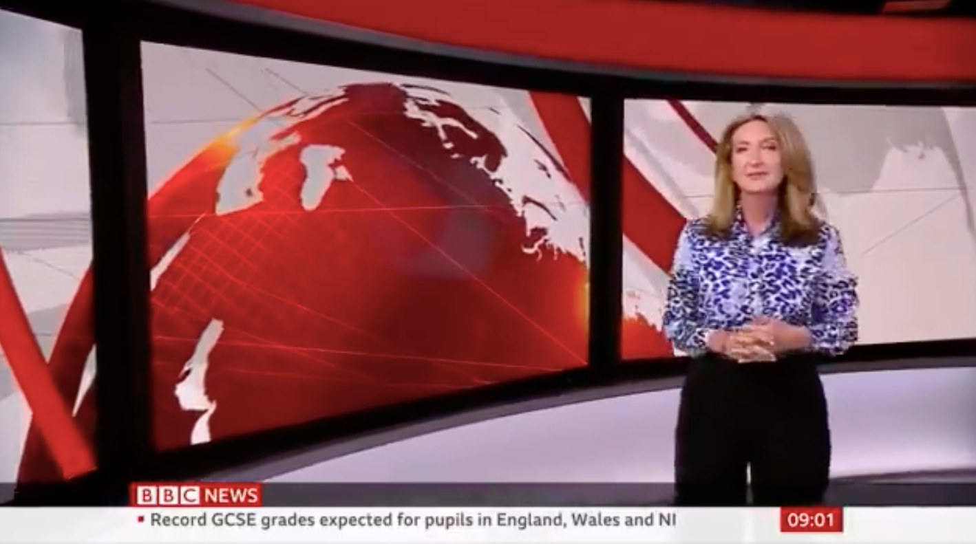 BBC News: Victoria Derbyshire says ‘oh my god’ live on after high heels ...