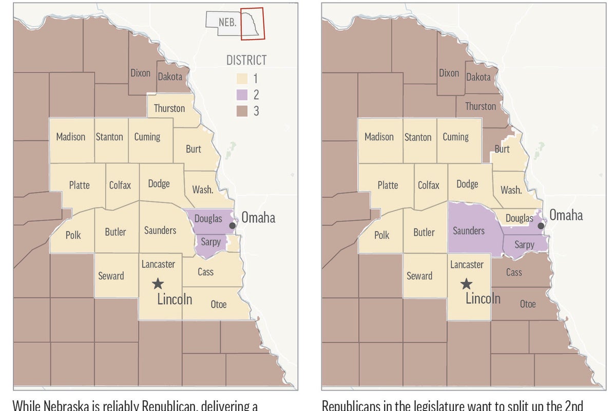 One in 538: Map sparks fight over electoral vote in Nebraska | The ...