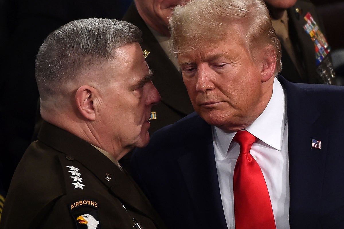 Top US general Milley said Trump was ‘doing great and irreparable harm ...