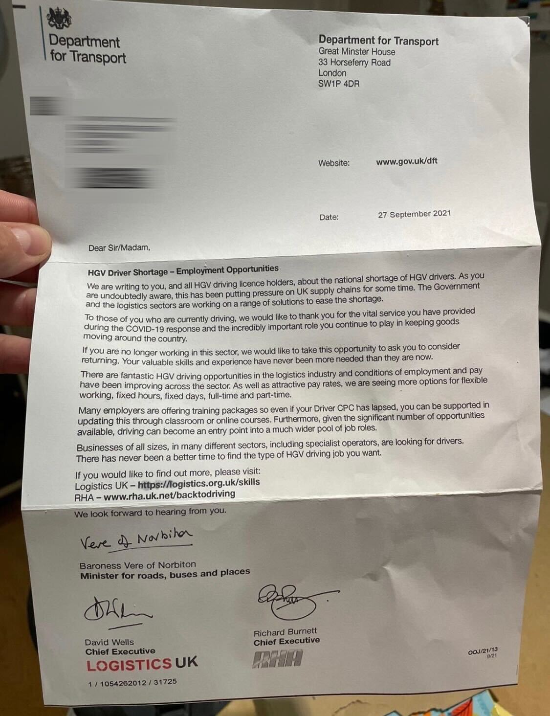 Government asks German residents to drive lorries even if they never ...