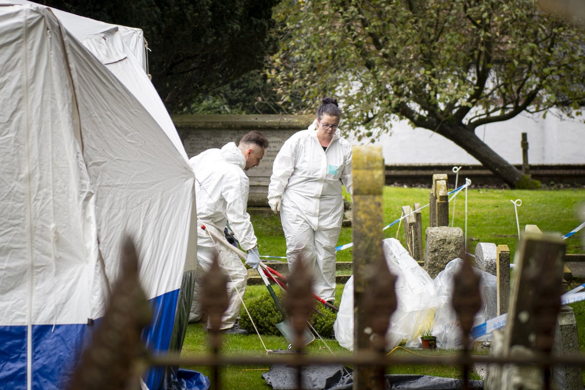 Police start digging up a village graveyard in ‘archaeological ...