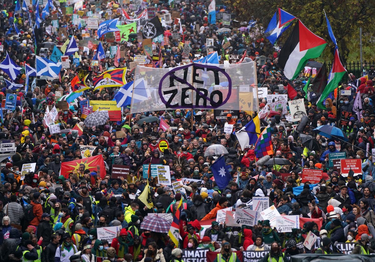 ‘Another world is possible’: Huge Glasgow protest leads Global Day for ...
