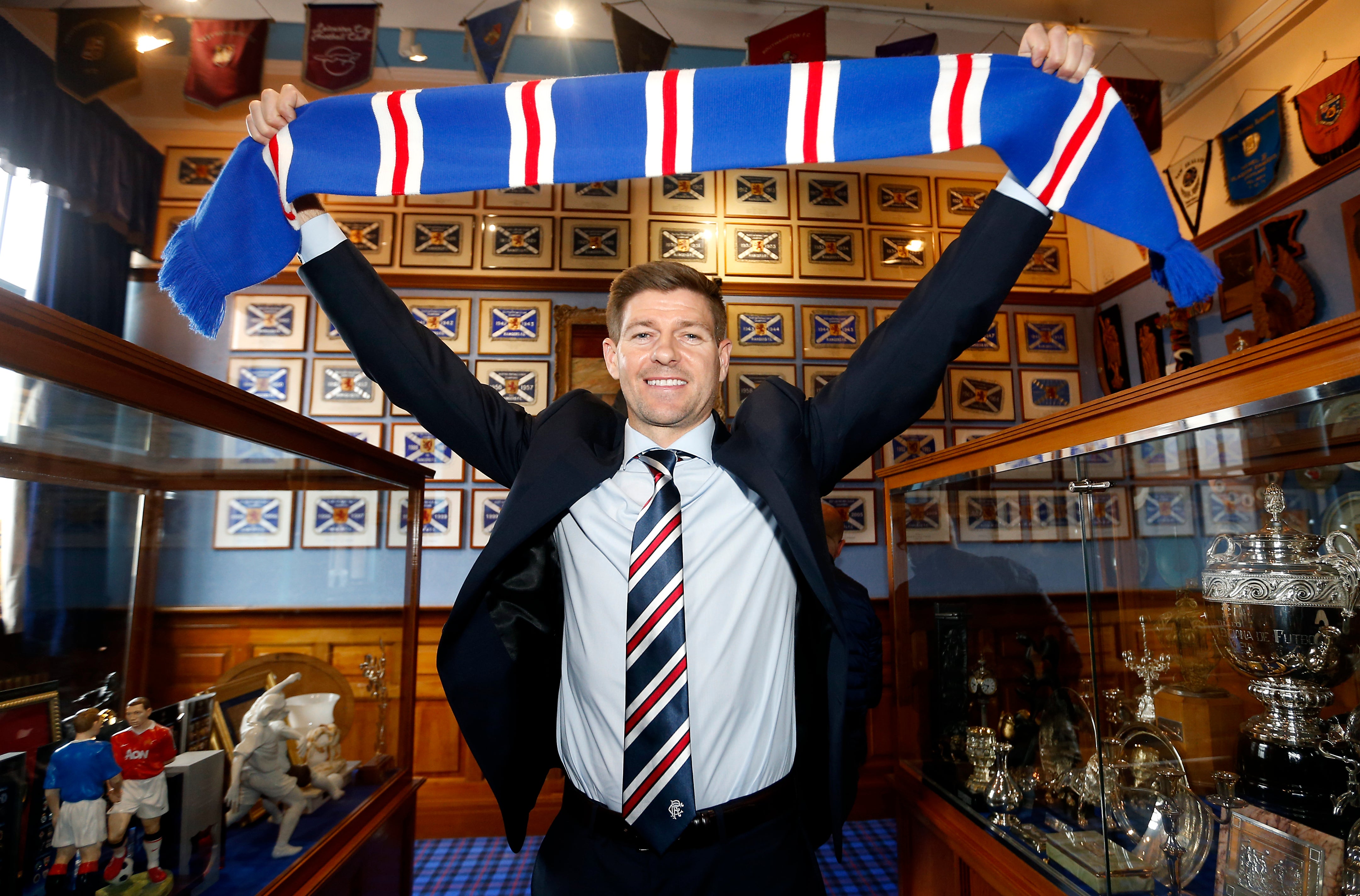 New Aston Villa boss Steven Gerrard’s career in pictures | The Independent