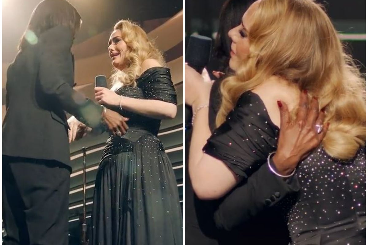 Adele breaks down in tears during surprise reunion with old teacher ...