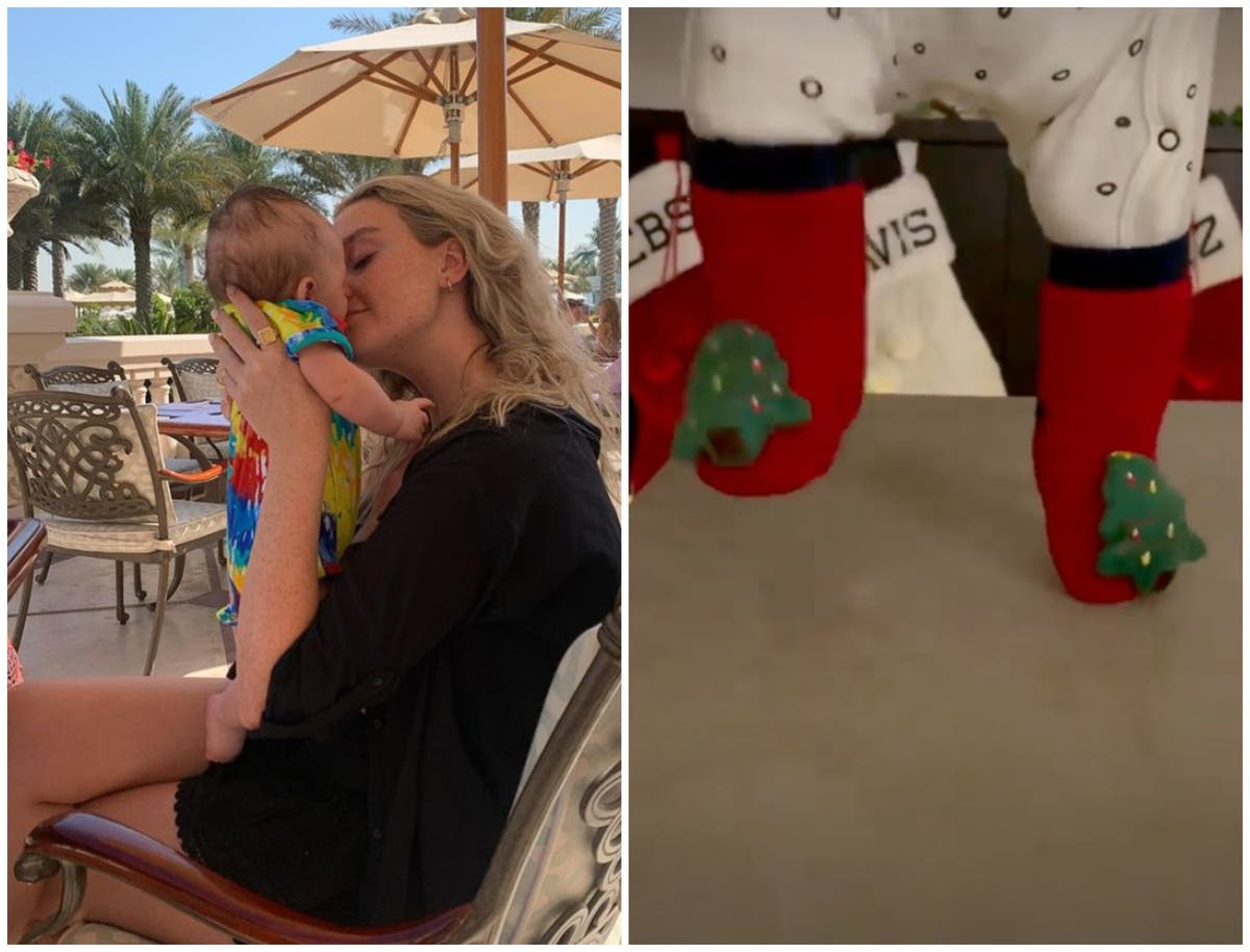 Perrie Edwards shares adorable video of baby Axel ‘dancing’ to Elton ...