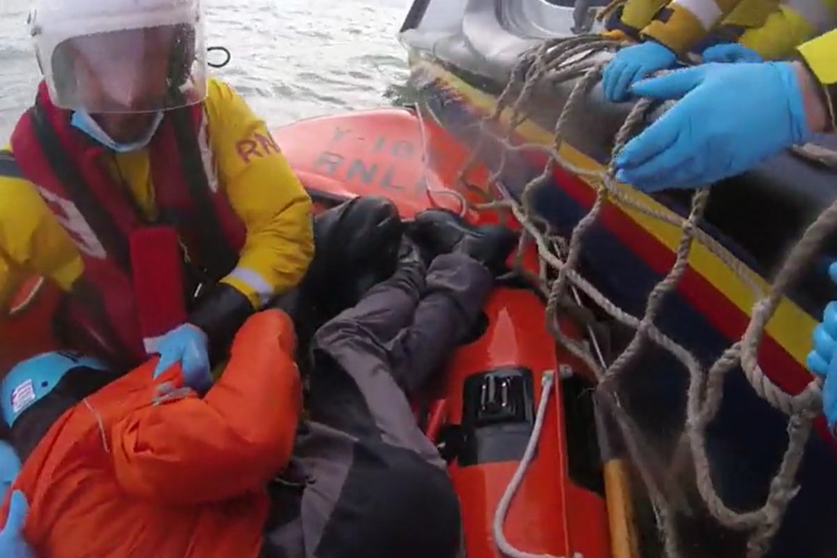 Lifeboat volunteers praised for postponing Christmas celebrations to ...