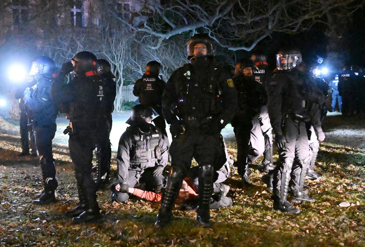 Violence flares at pandemic protests in Germany | The Independent