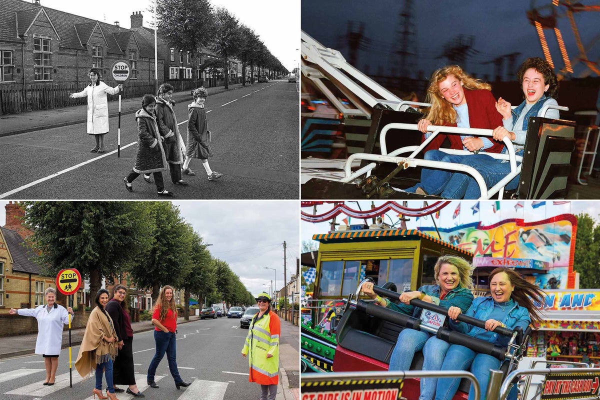 Friends reunite after 40 years to recreate touching images | The ...