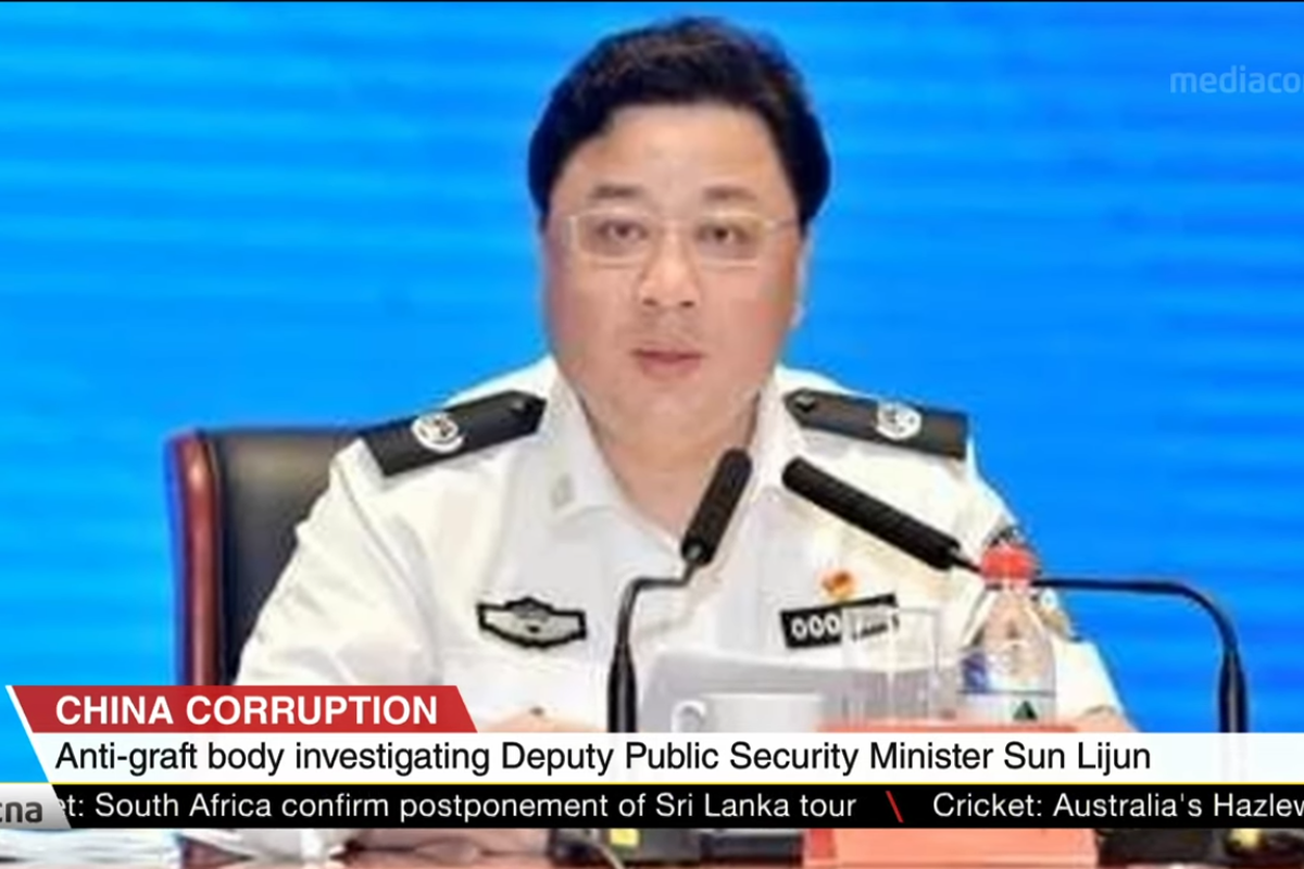 Sun Lijun: Chinese minister used ‘seafood’ as code for bribes and took ...