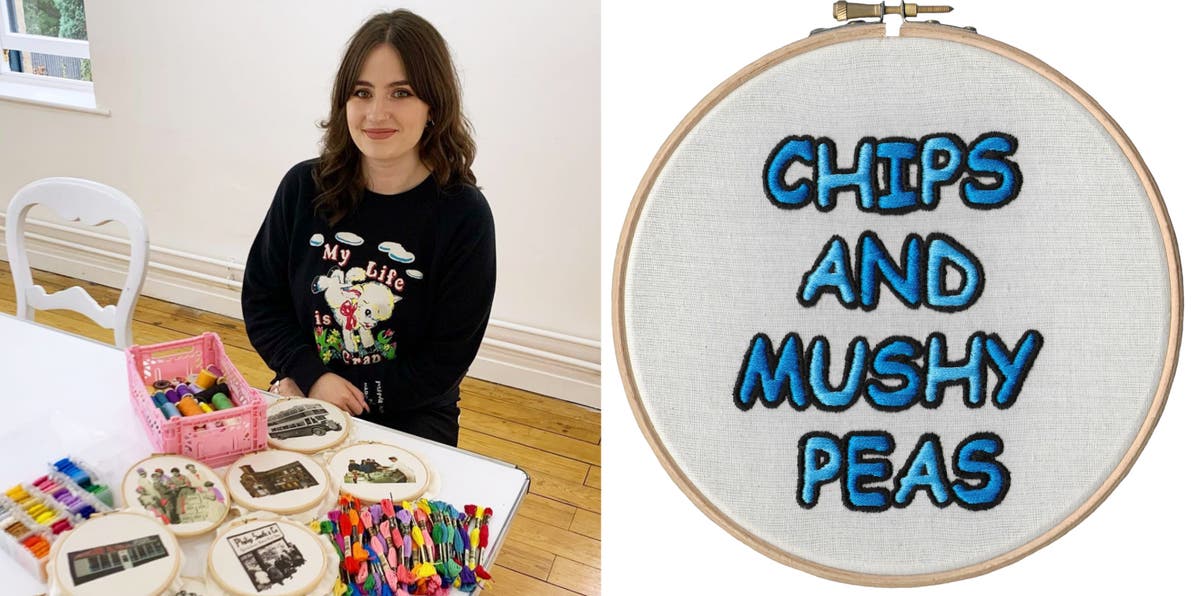Artist celebrates Yorkshire identity with stitch tribute to favourite ...