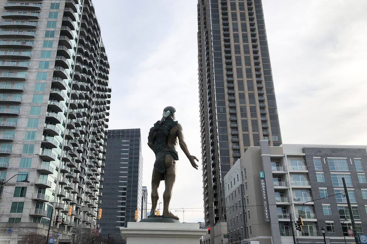 Native American statue's placement in Atlanta reconsidered | The ...