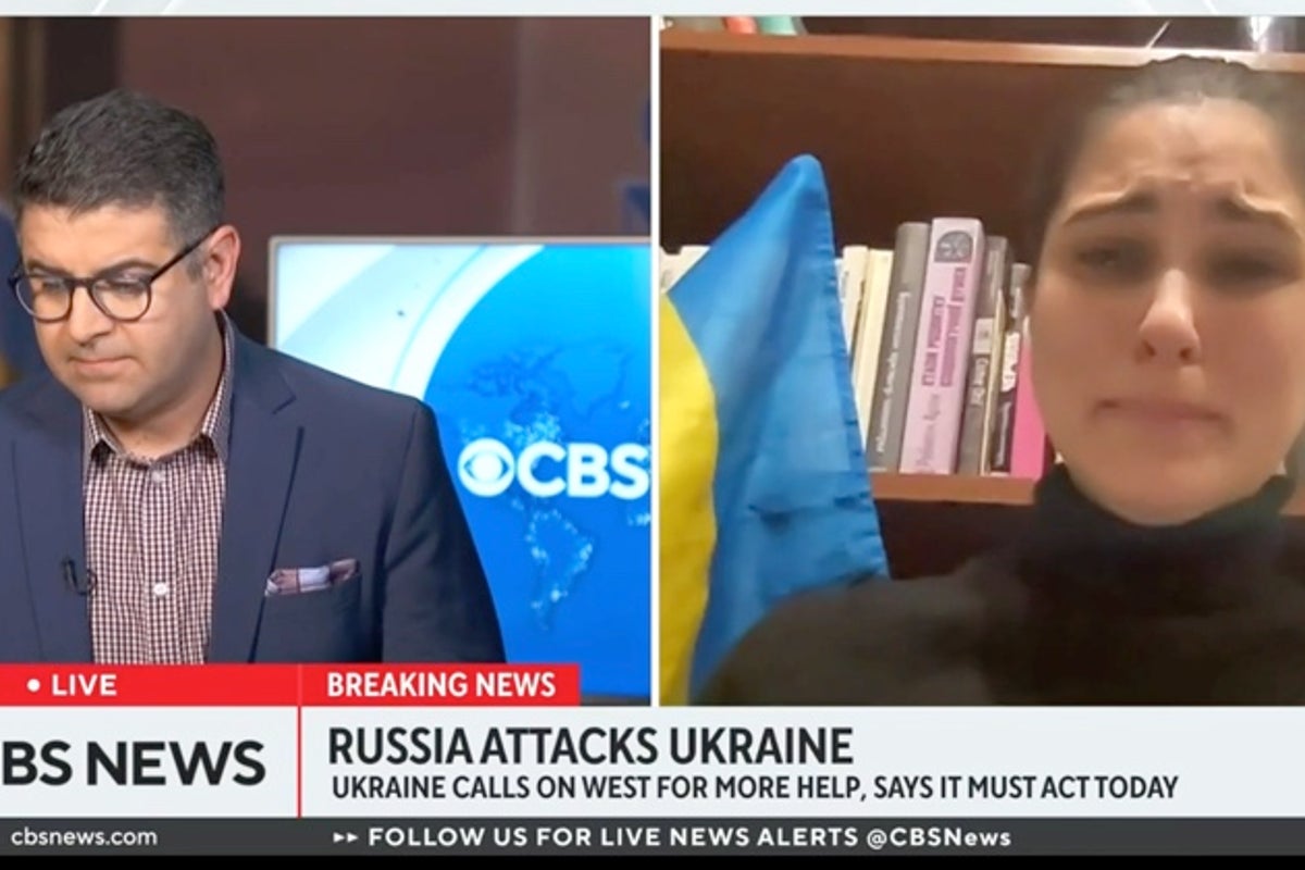 Ukrainian politician breaks down live on air: ‘Please save our people ...