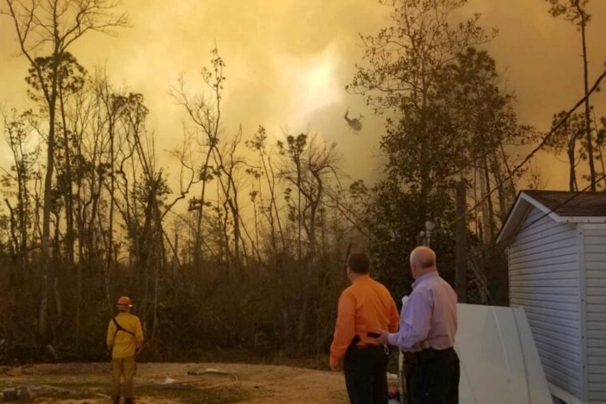 Florida fire: Two homes destroyed and 12 damaged as firefighters battle ...