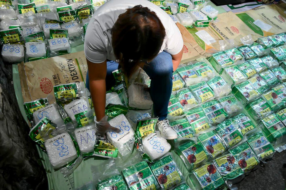 Philippine authorities seize largest drug haul this year | The Independent