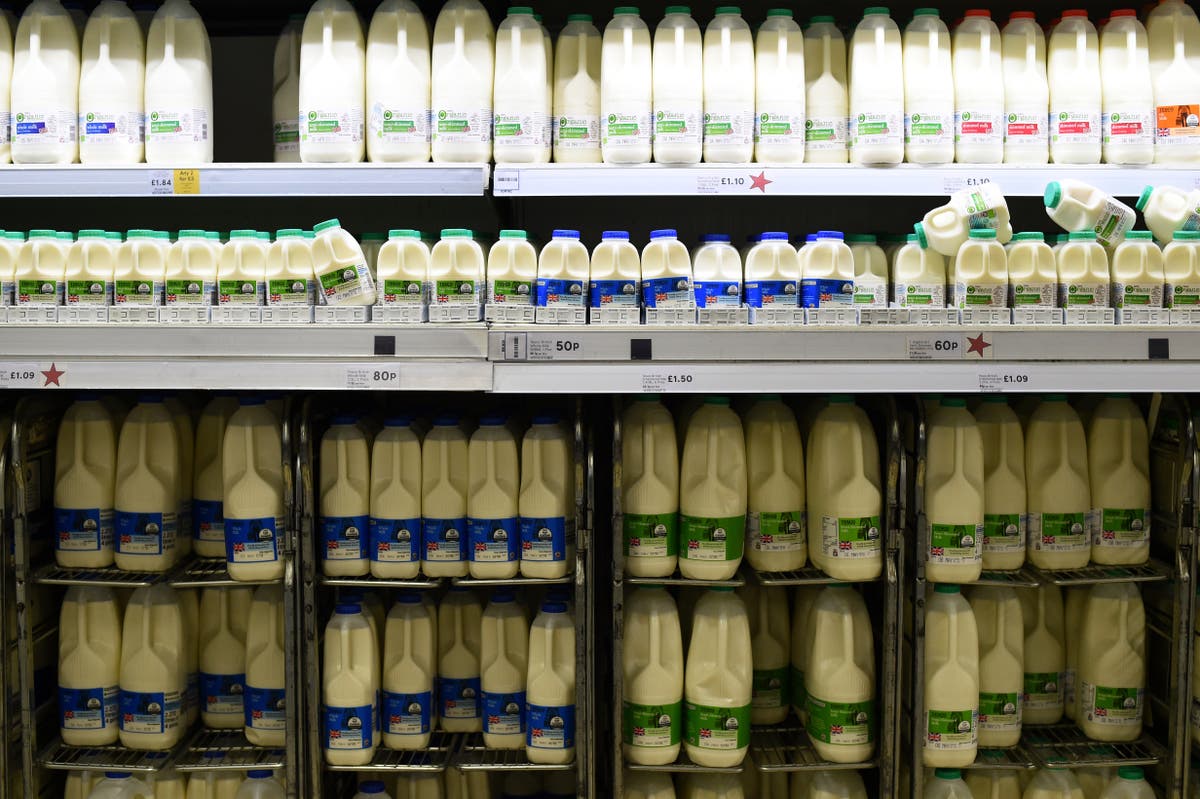 Milk, eggs and coffee see big price hikes as UK inflation jumps higher ...
