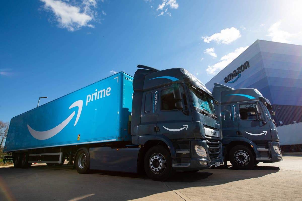 Five fully-electric HGVs join Amazon fleet | The Independent