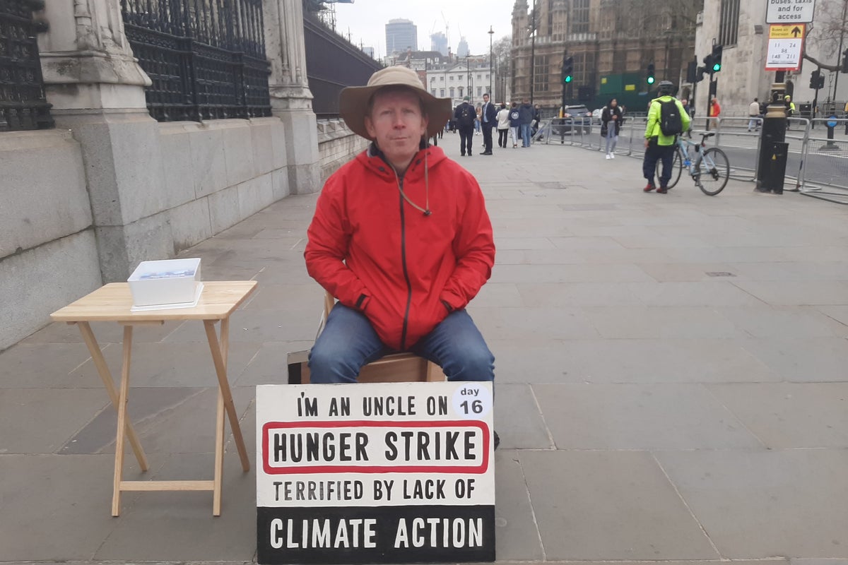 Activist ends 37 day Westminster hunger strike after securing climate ...