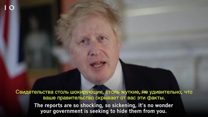 Johnson speaks Russian as he urges citizens to find out Ukraine truth ...