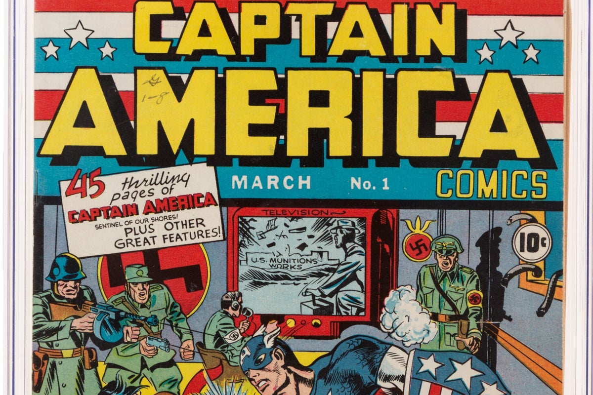 First ever Captain America comic book sells for £2.4m at auction | The ...