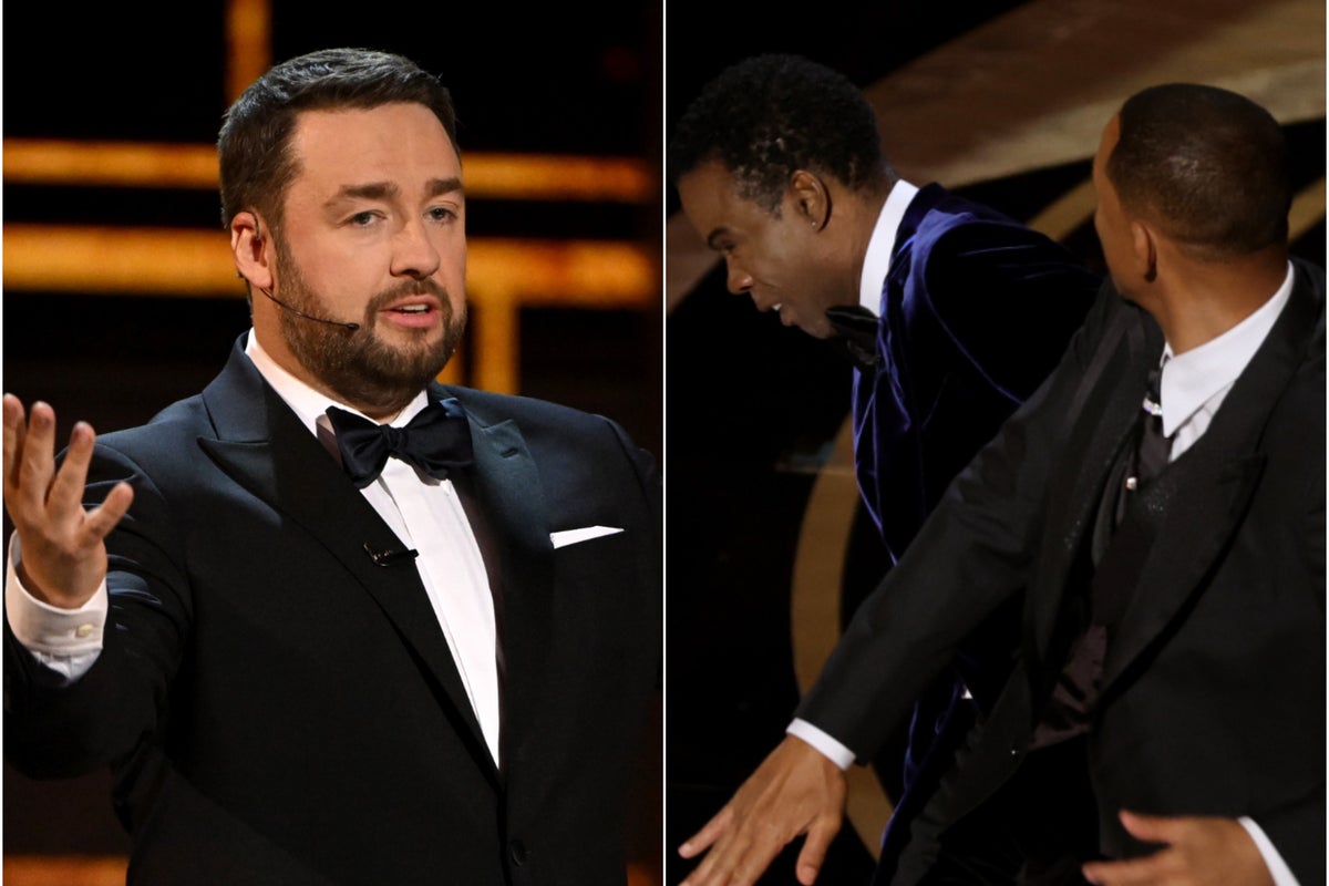 Jason Manford jokes about Will Smith at Olivier Awards: ‘I’ll be ...