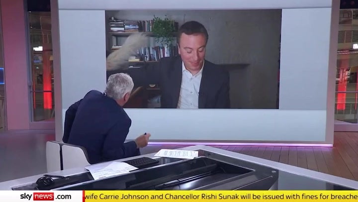 Cat interrupts Sky News reporter giving Partygate update | Indy TV ...