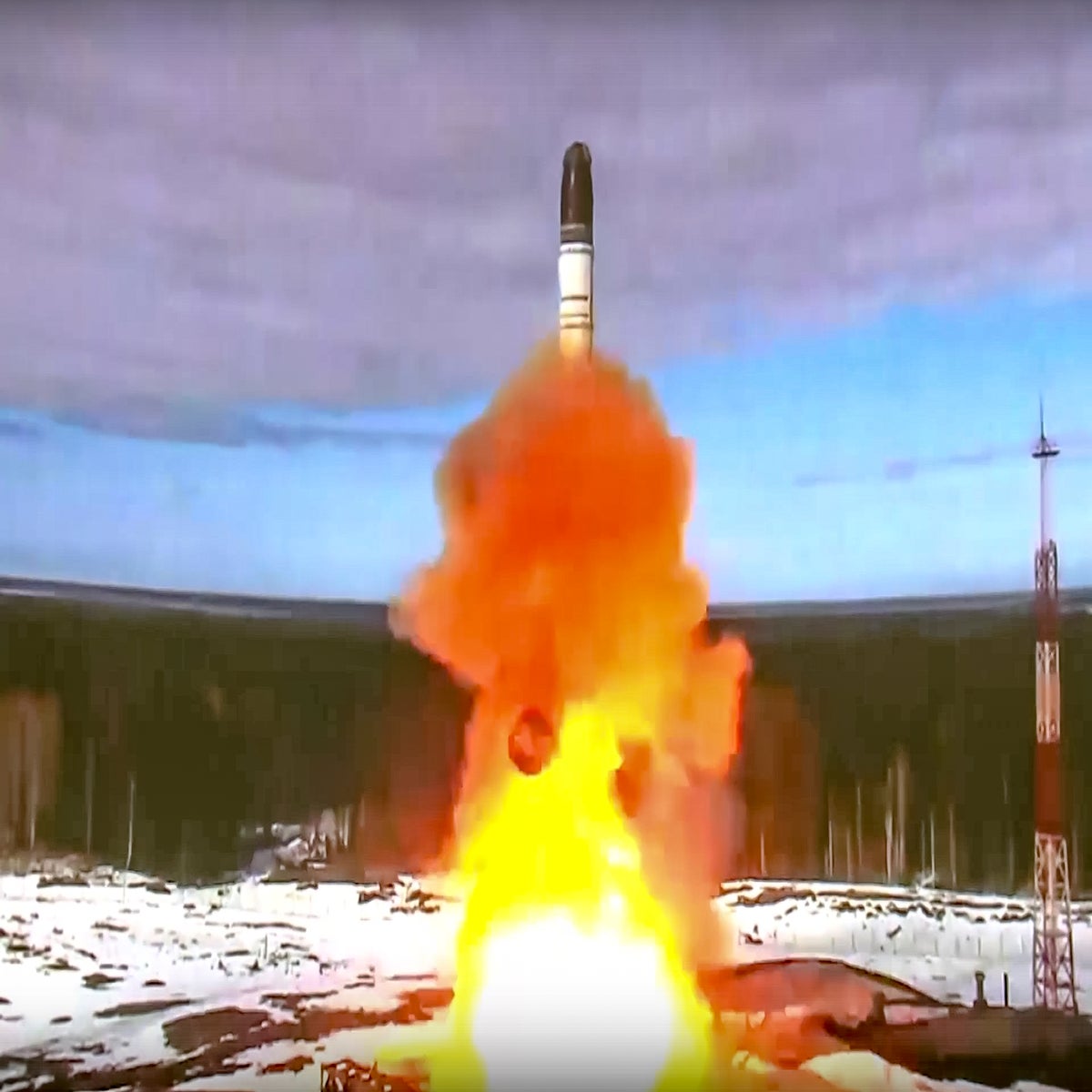 Intercontinental Ballistic Missile Explosion