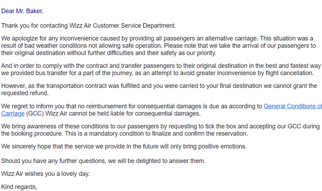 Wizz Air passengers ‘insulted’ by €35 credit offer after nightmare ...
