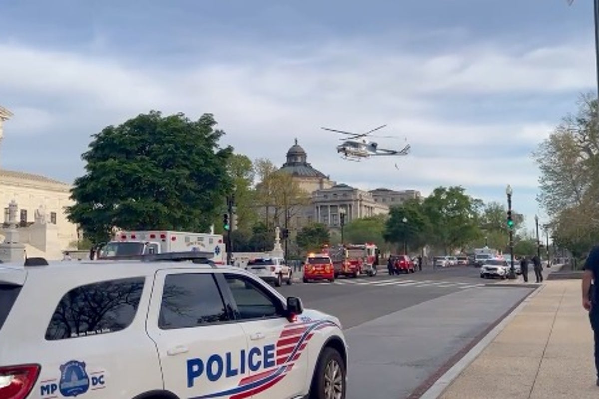 Man tries to set himself on fire outside US Supreme Court, reports say ...