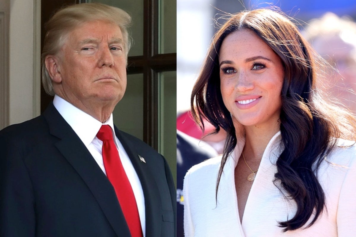 Meghan Markle supporters criticise Trump after he attacks Duchess of ...
