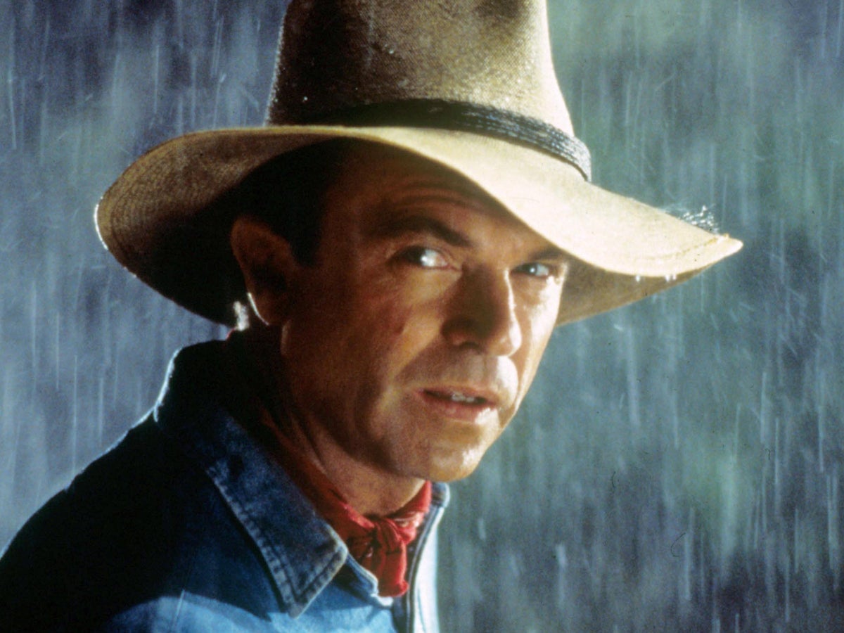 Sam Neill Jurassic Park Hut Jurassic Park Iii By Joe Johnston Joe