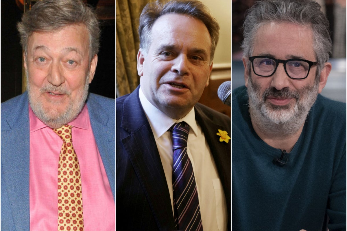 Neil Parish: Stephen Fry and David Baddiel among celebrities to mock ...