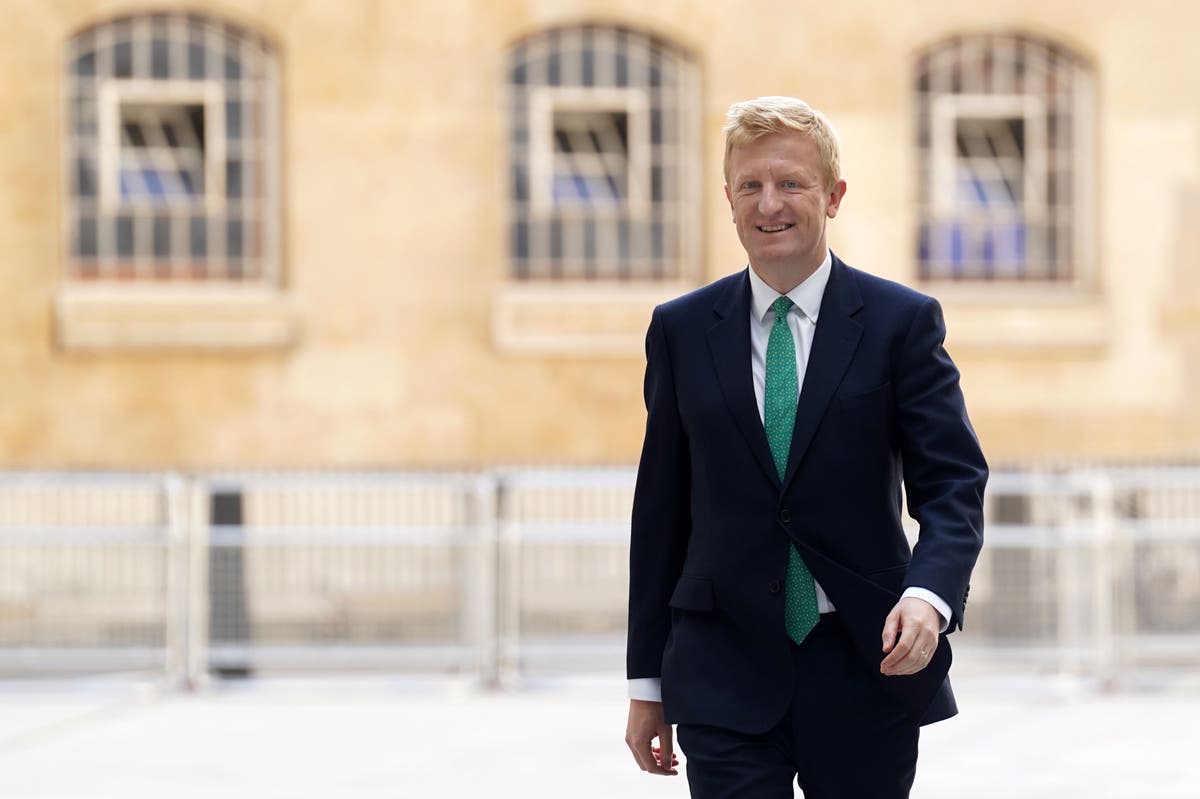Oliver Dowden denies making light of ‘partygate’ with champagne ...