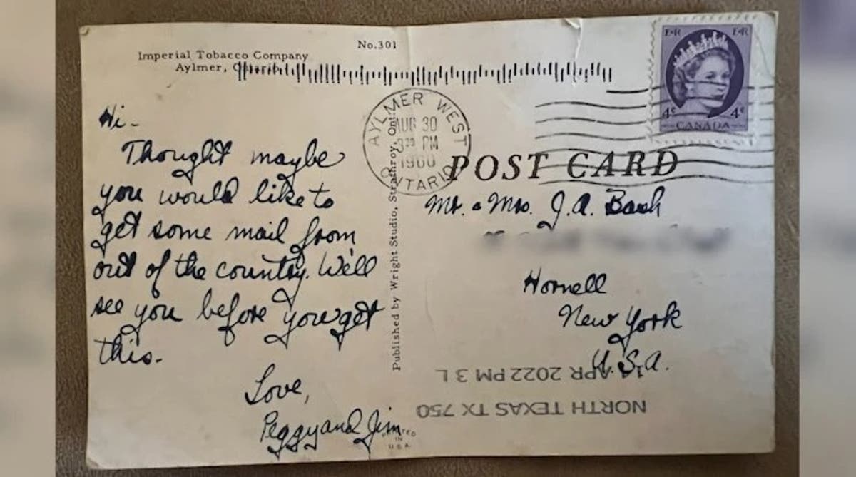Even the post office is confused after woman receives decades-old ...