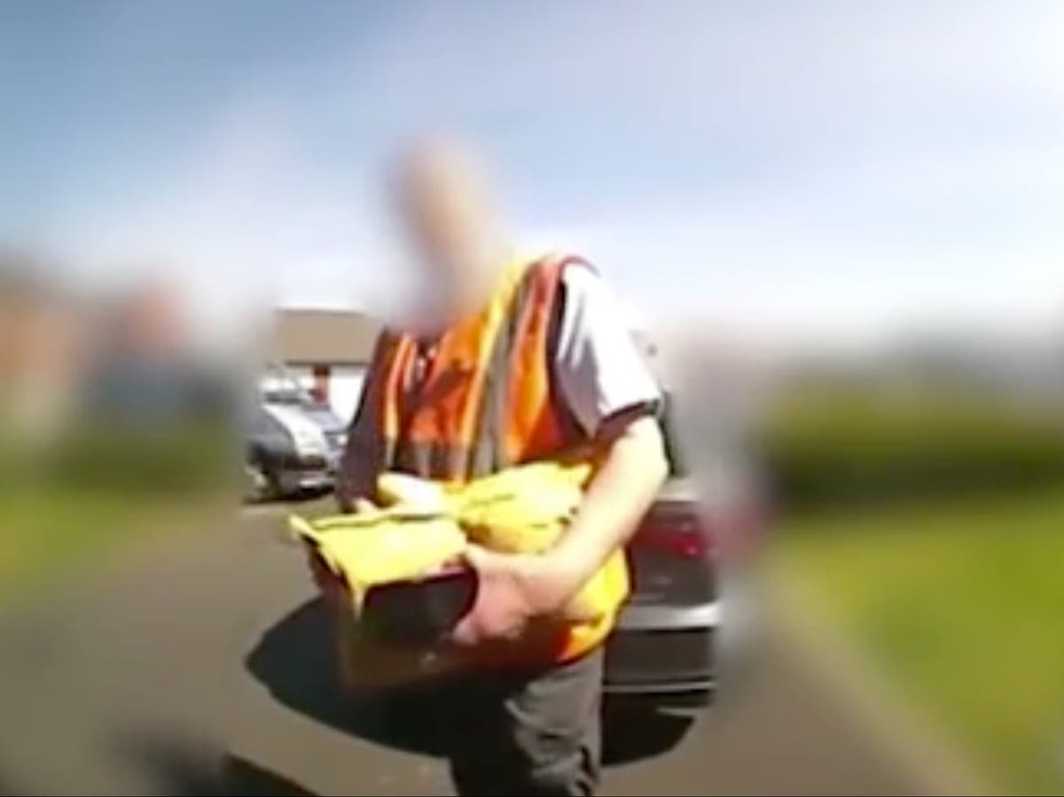 Royal Mail postman filmed ‘kicking dog’ as he delivers parcel | The ...