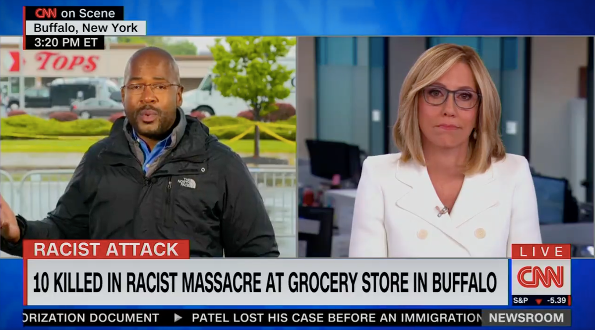 CNN reporter breaks down live on air while reporting on Buffalo ...