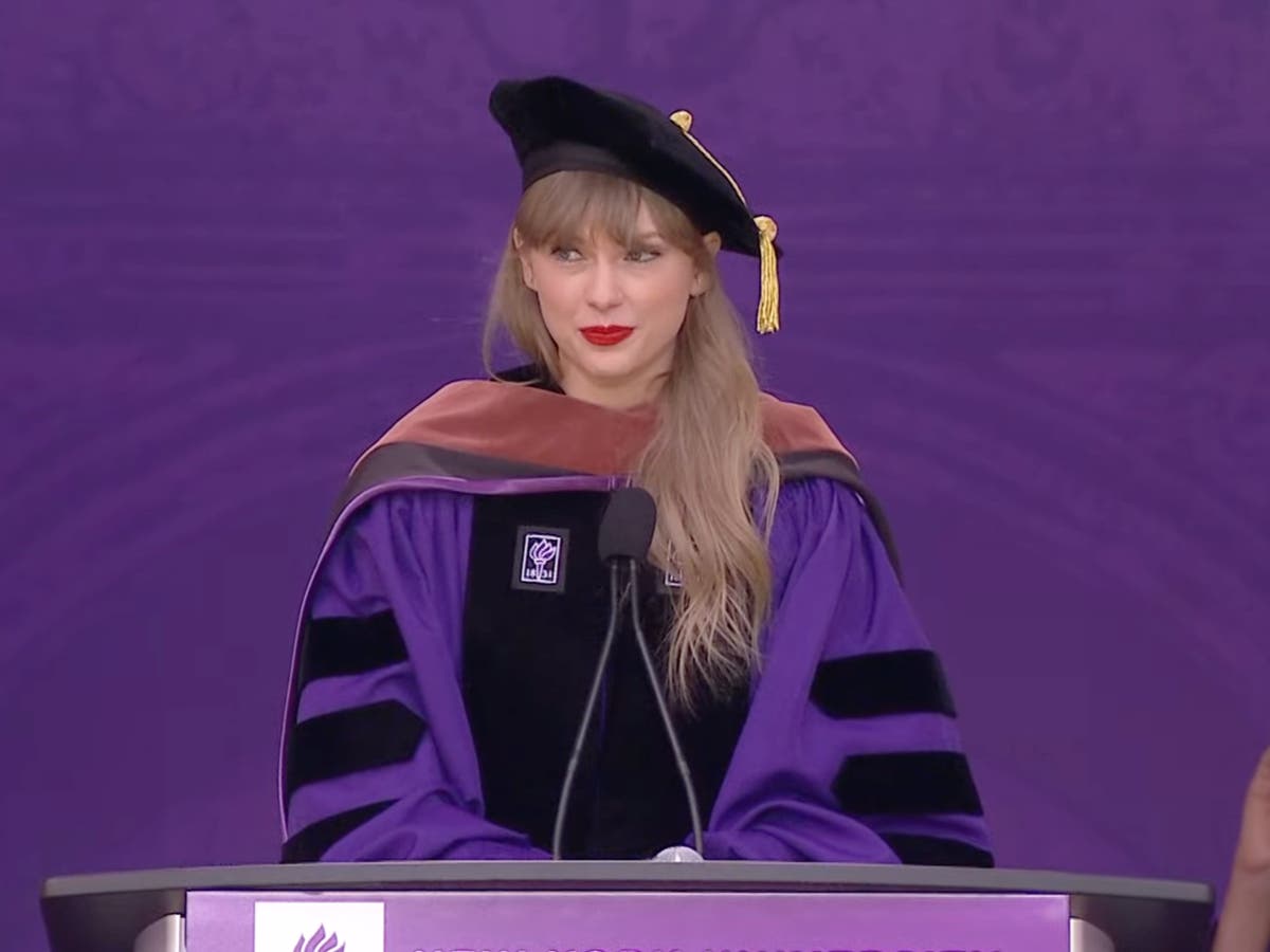 Taylor Swift da un discurso “icónico” a los graduados de la Universidad ...