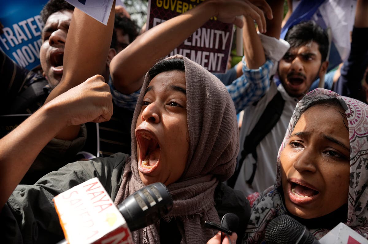 Thousands protest 'bulldozer justice' against Indian Muslims | The ...