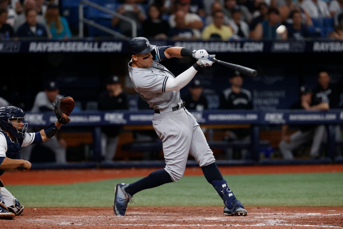 Judge pega 2 jonrones y Yanquis vencen 5-4 a Rays | Independent Español