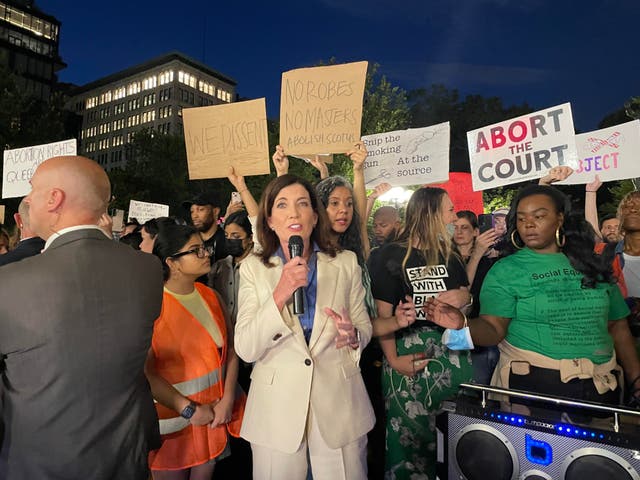 AOC shares story of sexual assault at NYC Roe protest, calls on Biden ...