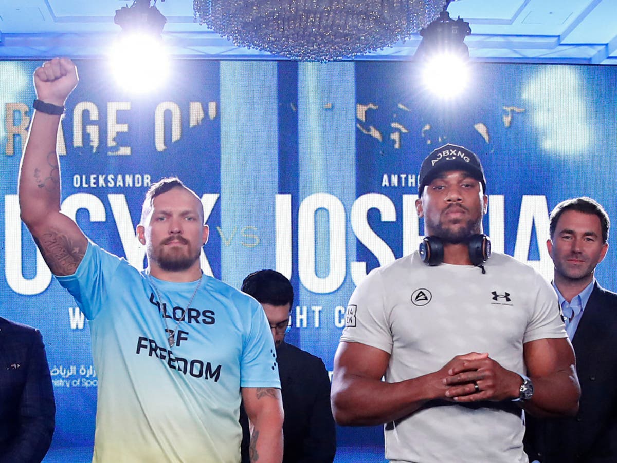 Usyk vs Joshua 2 press conference LIVE: Latest updates as heavyweights ...