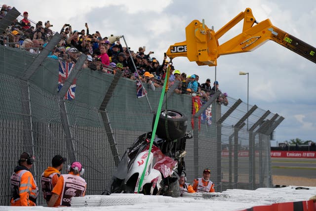 British Grand Prix: Zhou Guanyu reacts after surviving ‘horrific ...